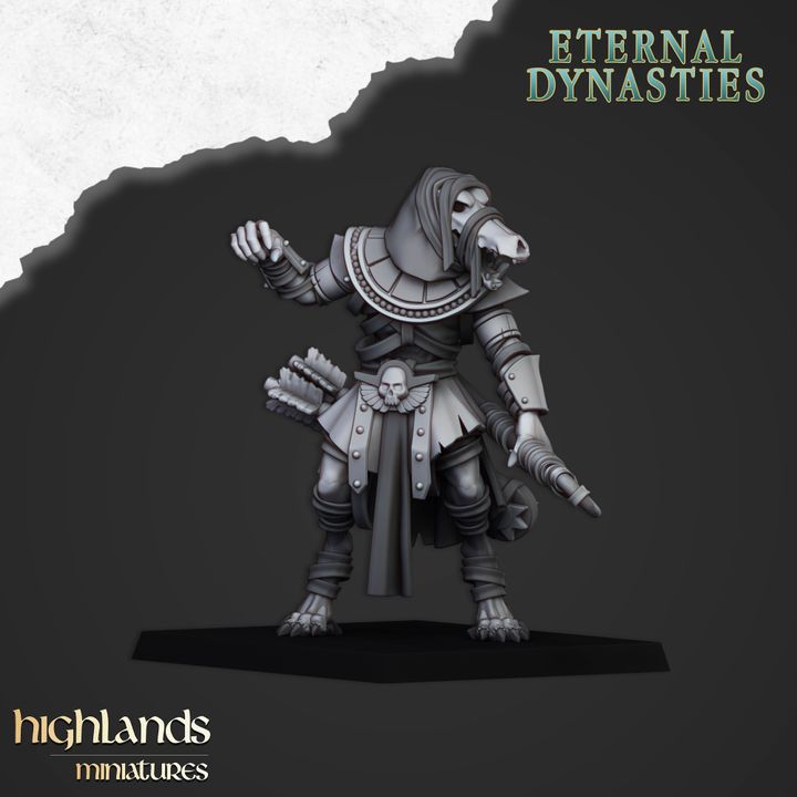3D Printable Anubis Guard - Highlands Miniatures by Highlands Miniatures