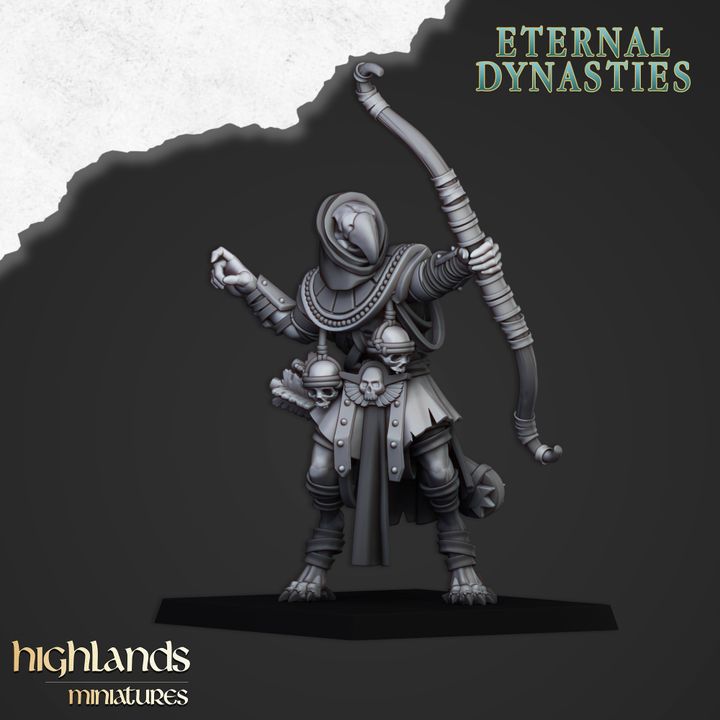 3D Printable Anubis Guard - Highlands Miniatures by Highlands Miniatures