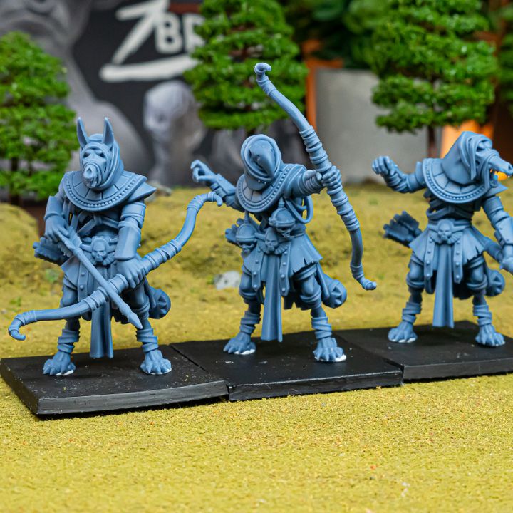 3D Printable Anubis Guard - Highlands Miniatures by Highlands Miniatures