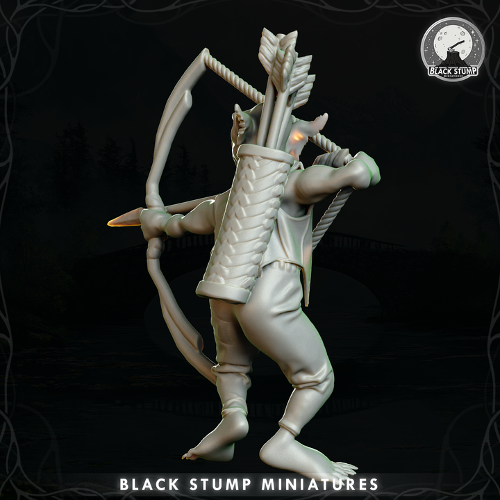 3D Printable Goblin Ranger Archer Warrior with Bow + 5E Stats .pdf! by ...
