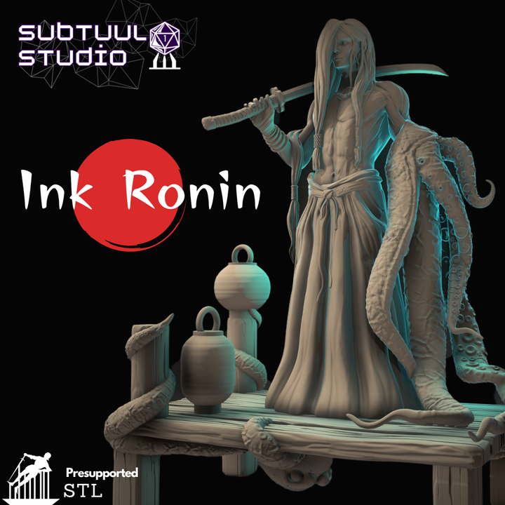 3D Printable Ink Ronin by Subtuul Studio
