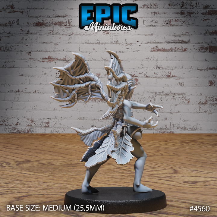 3D Printable Blood Spawn Set / Vampire Folk / Undead Female Warrior ...