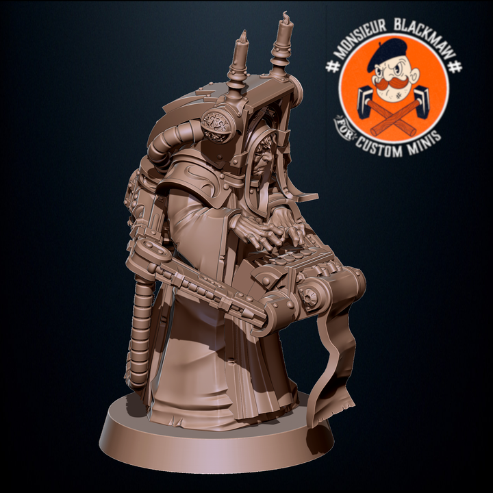 3D Printable Scribe servitor by Julien GREGOIRE