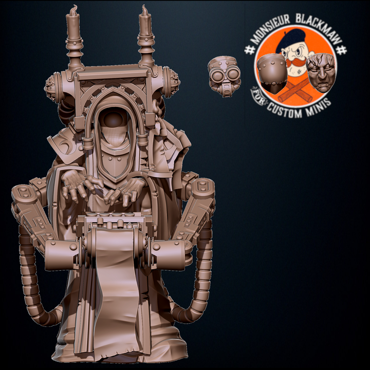3D Printable Scribe servitor by Julien GREGOIRE