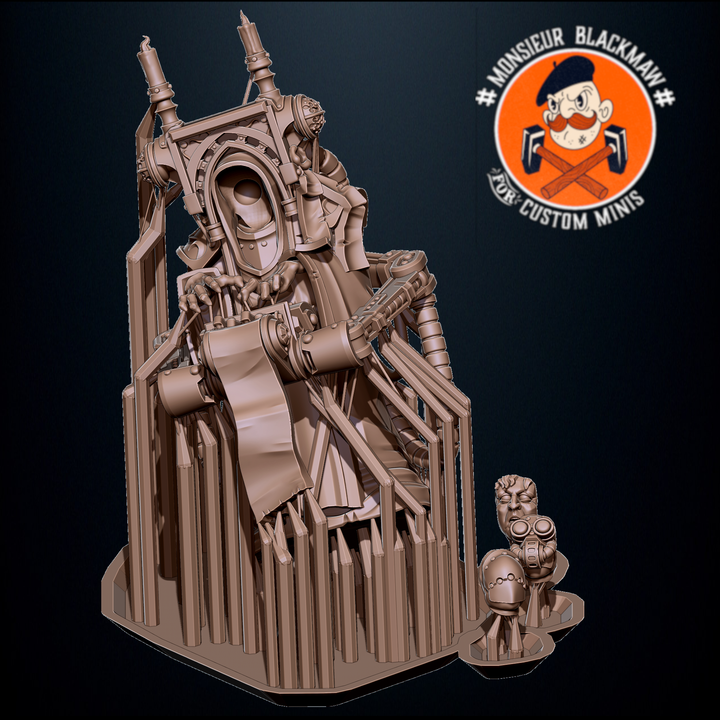 3D Printable Scribe servitor by Julien GREGOIRE