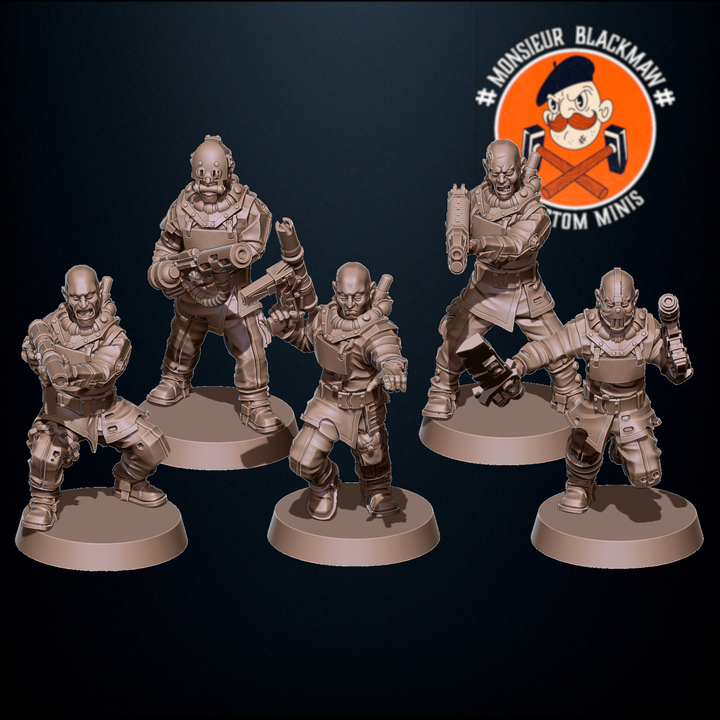 3D Printable Prisoners soldiers kit by Julien GREGOIRE