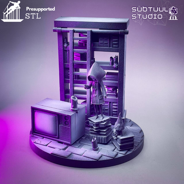 3D Printable "Maws Embrace" Little Nightmares Diorama by Subtuul Studio