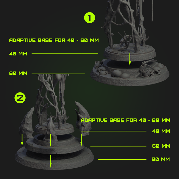 3D Printable Flayer God Shard by Olya Strashevych
