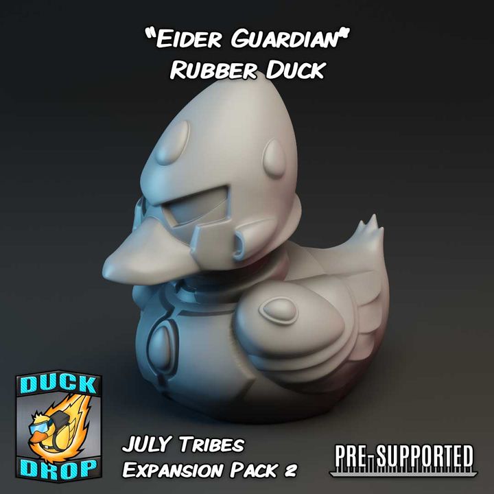 3D Printable Astral Eider Guardian Rubber Duck - Space Elf Proxy by ...