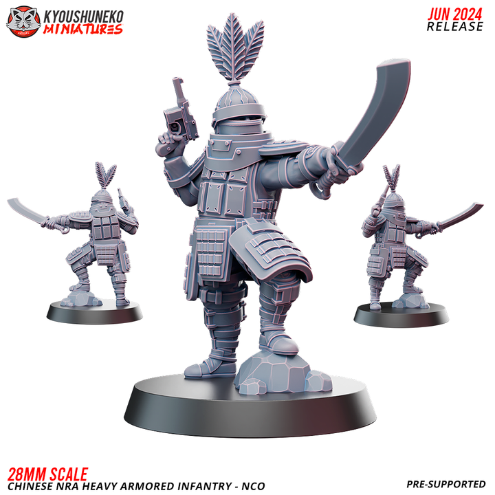 3D Printable NCO - Chinese NRA Heavy Armored Infantry ww2 by ...