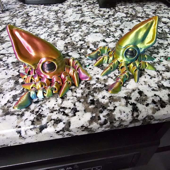 3D Print of Tiny Squid by Amandarb123