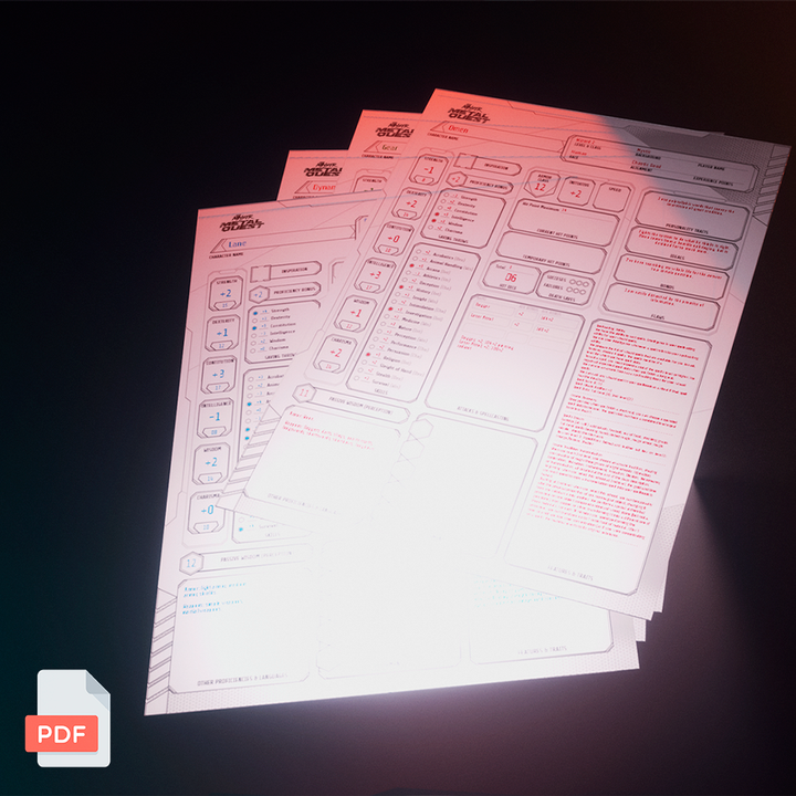 3D Printable Storybook & character sheets - S01E02 by Metal Quest