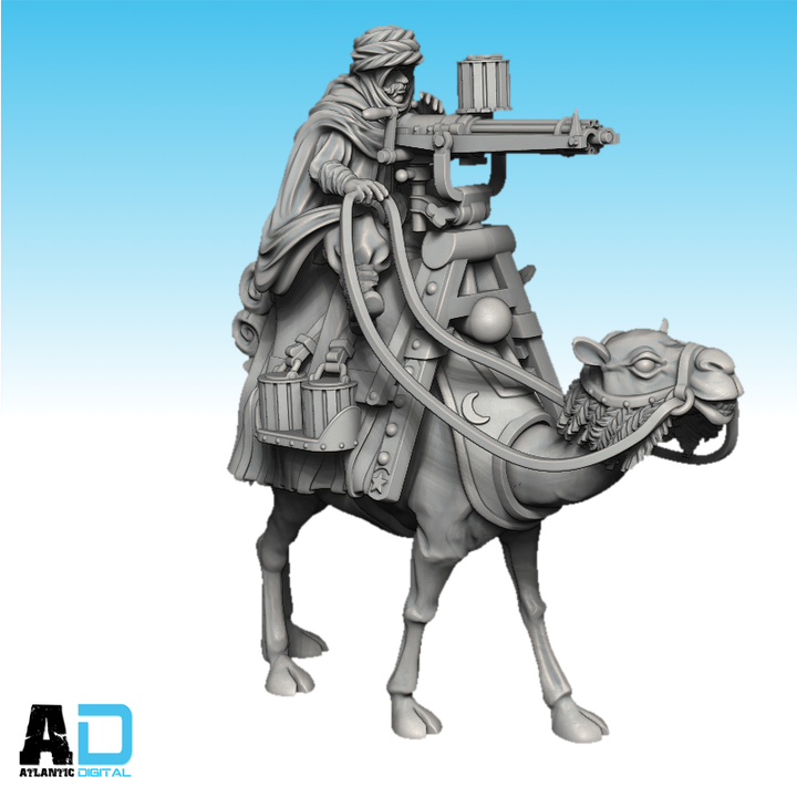 3D Printable Gatling Camel Battery by Wargames Atlantic