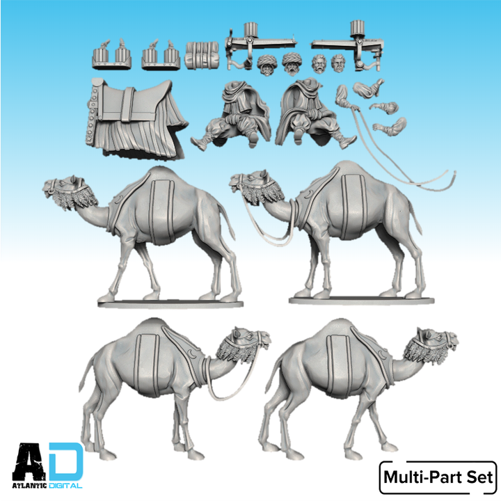 3D Printable Gatling Camel Battery by Wargames Atlantic