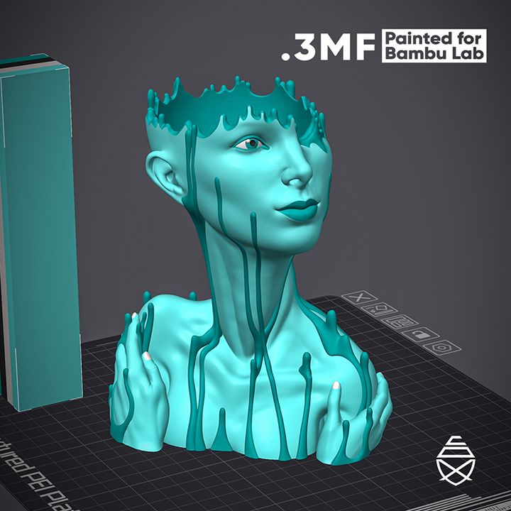 3D Printable DRIP GIRL by PipeCox