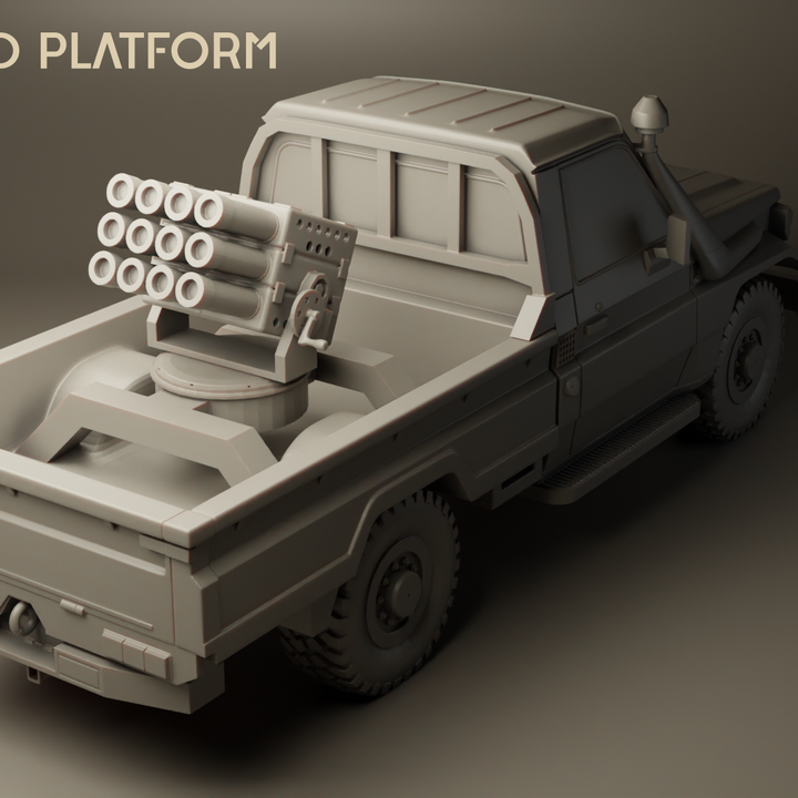 3D Printable TurnBase Miniatures: Rocket Pod Platform by TurnBase ... 3D Printable TurnBase Miniatures: Rocket Pod Platform by TurnBase ...