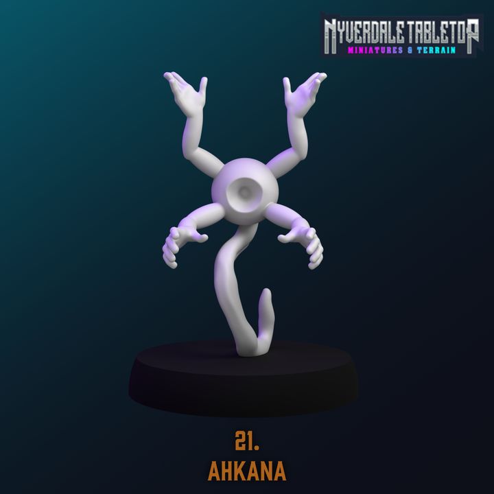 3D Printable Ahkana by Nyverdale Tabletop