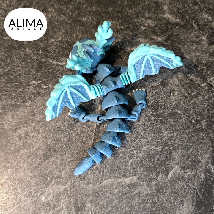 3D Printable UNDERWATER CORAL DRAGON by ALIMA UNIQUE DESIGNS