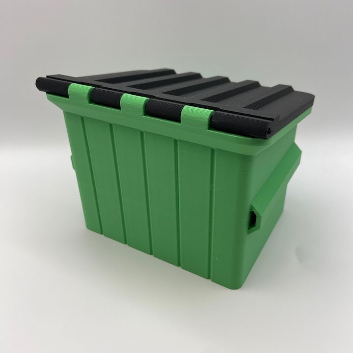 3D Printable THE DUMPSTER BOX AND TRAYS FOR MAGIC THE GATHERING, EDH ...