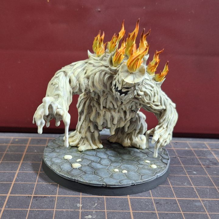 3D Print of Candle Wax Golem / Magical Creature / Giant Formless Beast ...