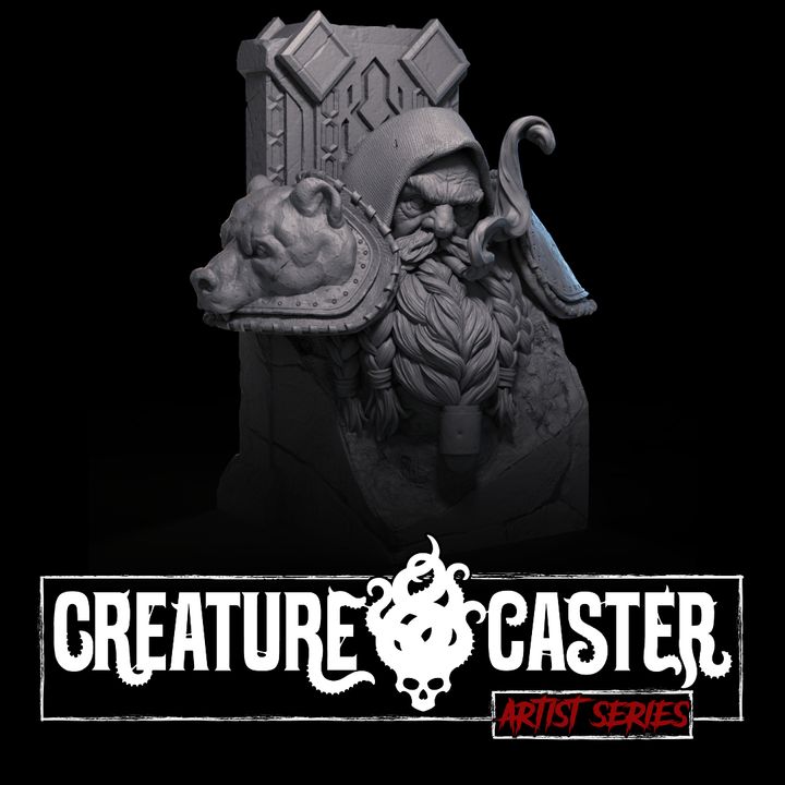 3D Printable Creature Caster Artist Series - Dwarven Ranger by Creature ...