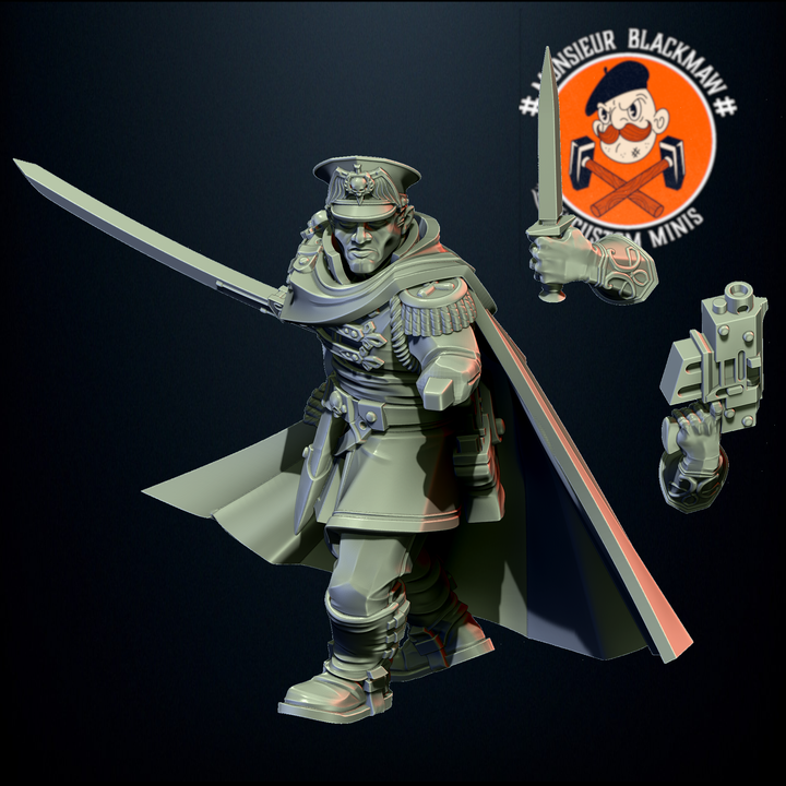 3D Printable 1st and unique officer Grant by Julien GREGOIRE