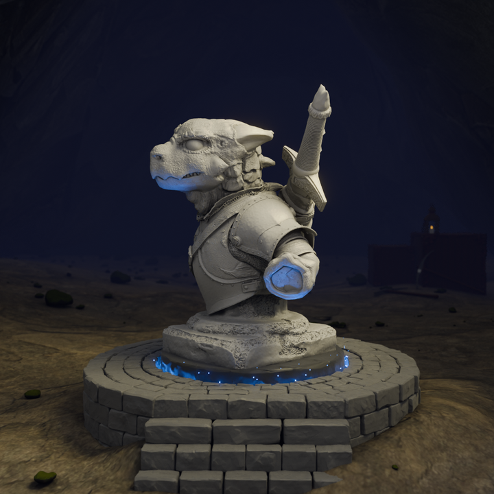 3D Printable Legendary Puck the Adventurer by TableFlip Foundry