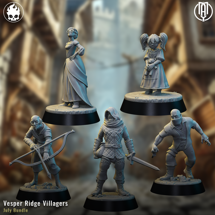 3D Printable Innkeeper's Daughter by NPC Forge