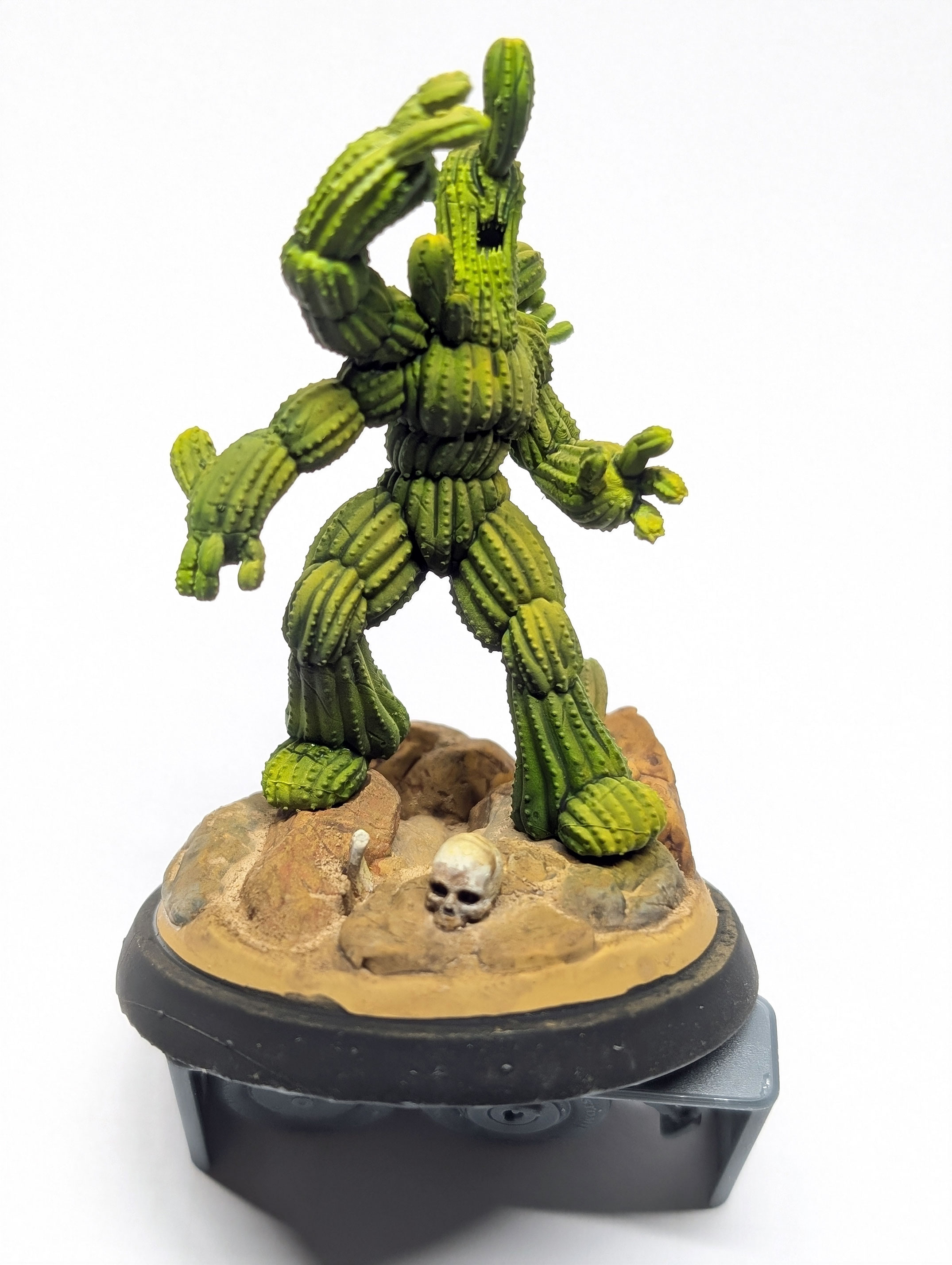 3D Printable Saguaro Sentinel cactus golem miniature pre-supported ...