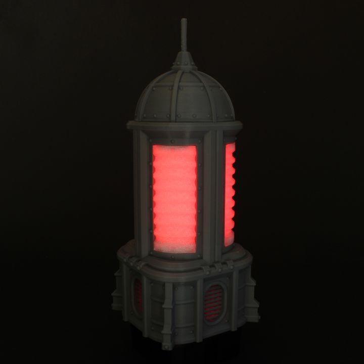 3D Printable Scum City - Plasma Tower by Tesseract Tomb