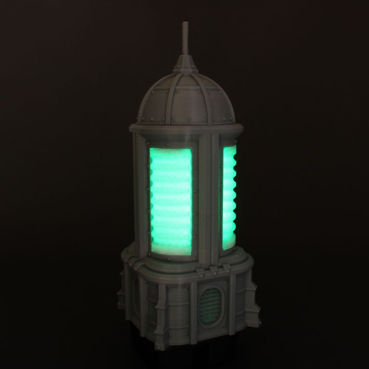 3D Printable Scum City - Plasma Tower by Tesseract Tomb