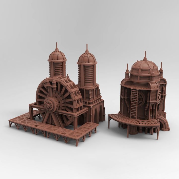 3D Printable Scum City - Part 3 by Tesseract Tomb