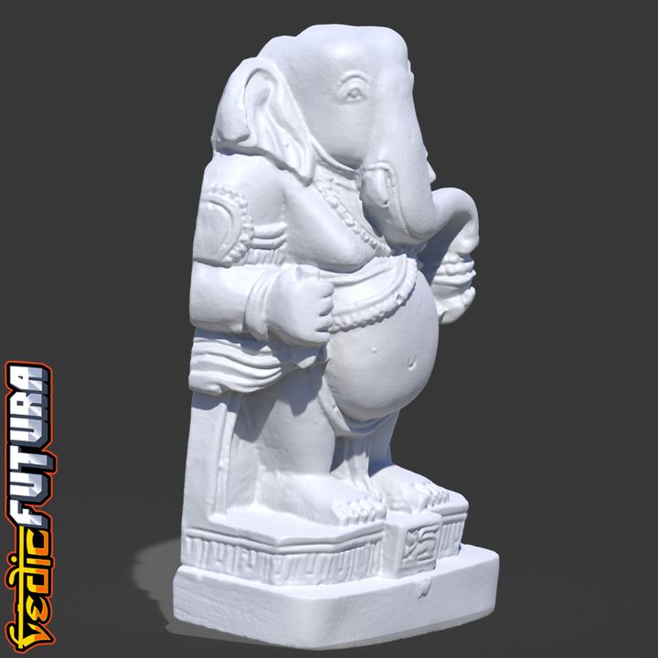 3D Printable Gokarna Ganesha Who Outwitted Ravana by VedicFutura