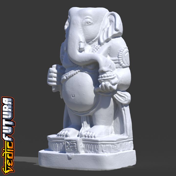 3D Printable Gokarna Ganesha Who Outwitted Ravana by VedicFutura