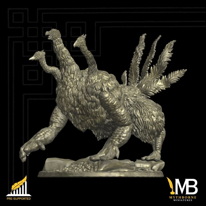 3D Printable Bird Beast - June 2024 Collection by Mythborne Miniatures