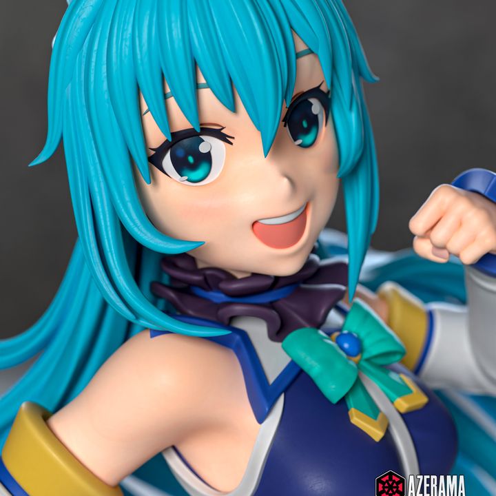 3D Printable Agua | 175mm by Azerama