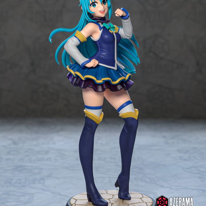 3D Printable Agua | 175mm by Azerama