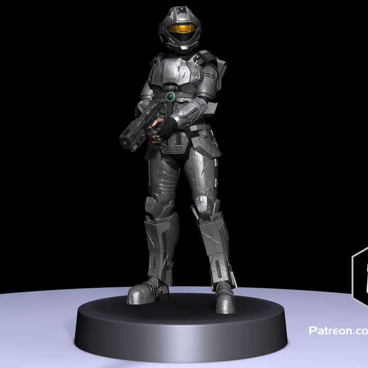 3D Printable 1:48 Scale Halo Alpha 9 ODST Miniatures - 3D Print Files ...