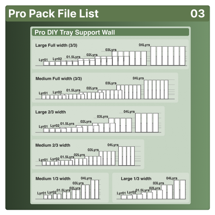 3D Printable Pro Pack One Expansion - 3D Printable Gaming Storage ...