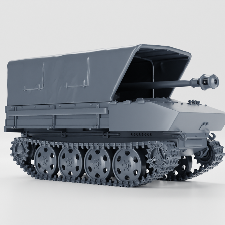 3D Printable 7.5cm Pak 40 auf Raupenschlepper-Ost (RSO) (Germany, WW2 ...