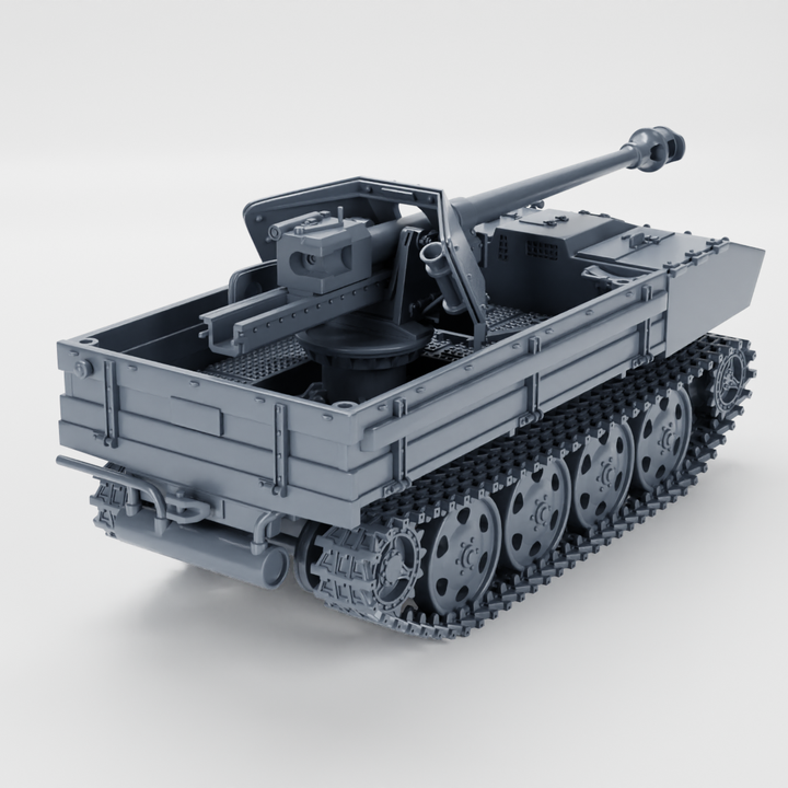 3D Printable 7.5cm Pak 40 auf Raupenschlepper-Ost (RSO) (Germany, WW2 ...
