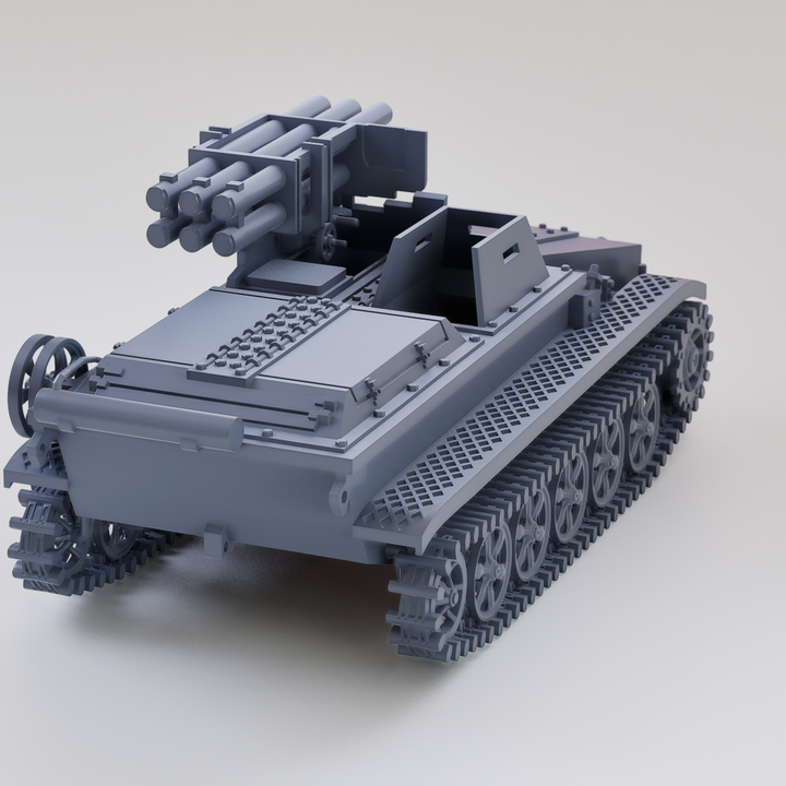 3D Printable Borgward IV Panzerjäger Wanze (Sd.Kfz.301) (Germany, WW2 ...