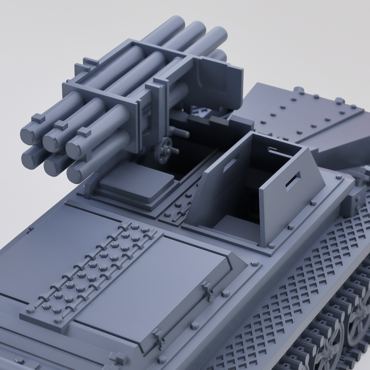 3D Printable Borgward IV Panzerjäger Wanze (Sd.Kfz.301) (Germany, WW2 ...
