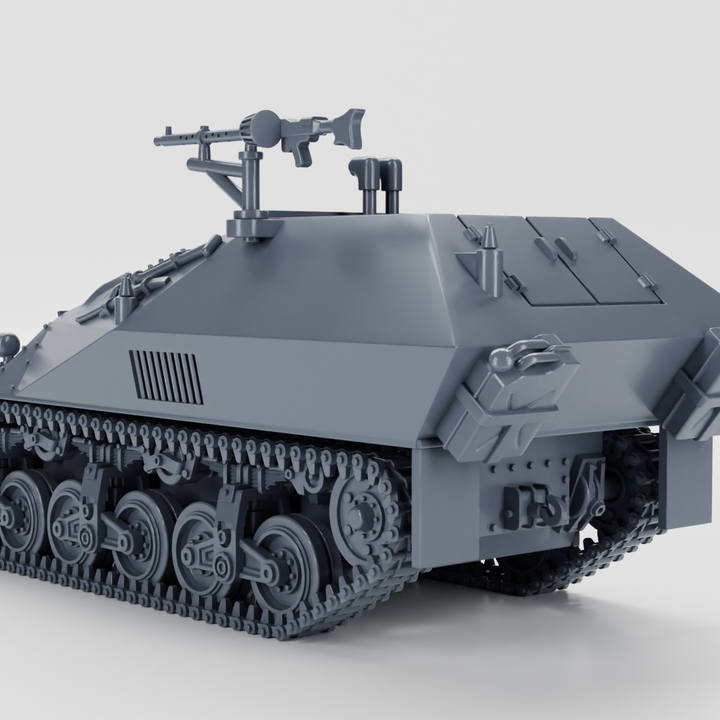 3D Printable Grosser Funk und Beobachtungswagen auf GW Lorraine ...