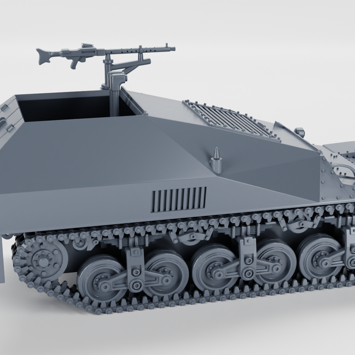 3D Printable Grosser Funk und Beobachtungswagen auf GW Lorraine ...