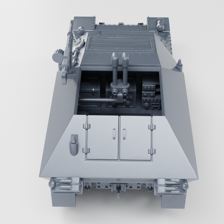 3D Printable Grosser Funk und Beobachtungswagen auf GW Lorraine Schlepper (f) (Germany, WW2) by ...
