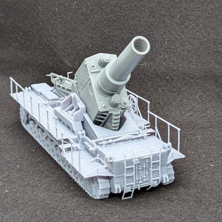 3D Printable Self-propelled siege mortar Karl Gerat VI "Ziu" 040 ...