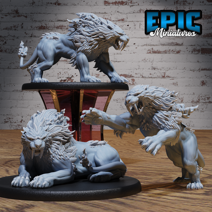 3D Printable Beast Hunt Set / Gnoll & Werewolf Encounter / Warg ...
