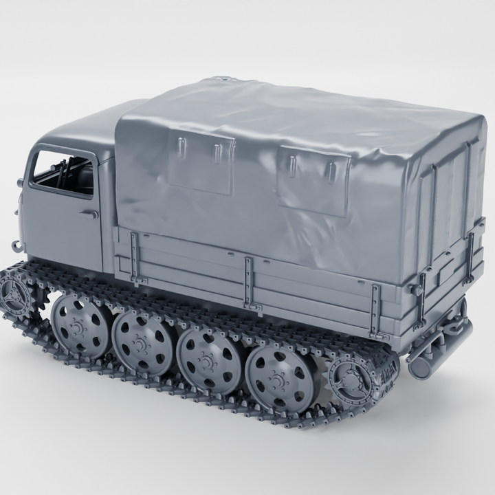 3D Printable Raupenschlepper Ost (RSO) (Germany, WW2) by Wargame3d