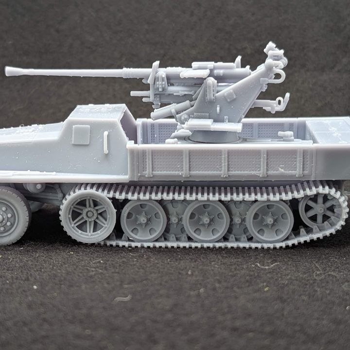 3D Printable Half-track Schwerer Wehrmachtschlepper (SWS) armored cabin ...